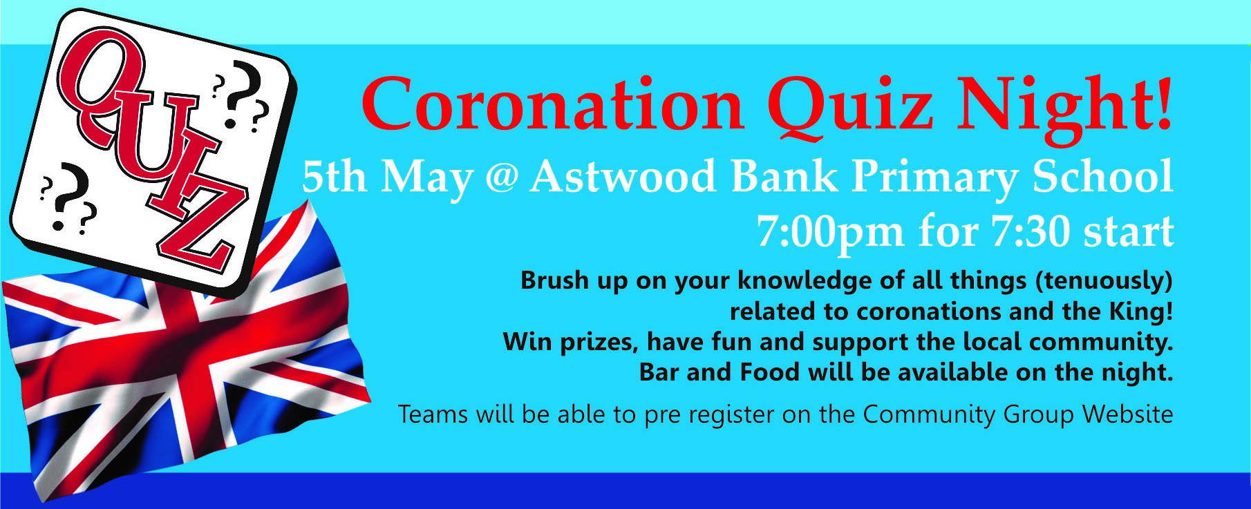 Coronation Quiz Night | Astwood Bank Community GroupAstwood Bank ...